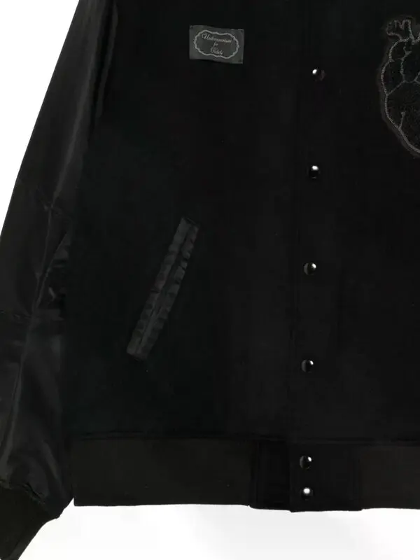 Undercover Heart Patch Varsity Jacket