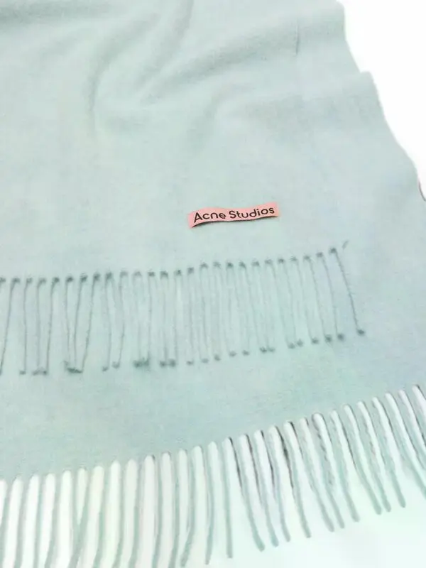 Acne Studios Fringe Wool Scarf – Narrow