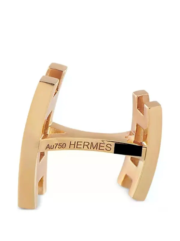 Hermès Pierced H Cufflinks