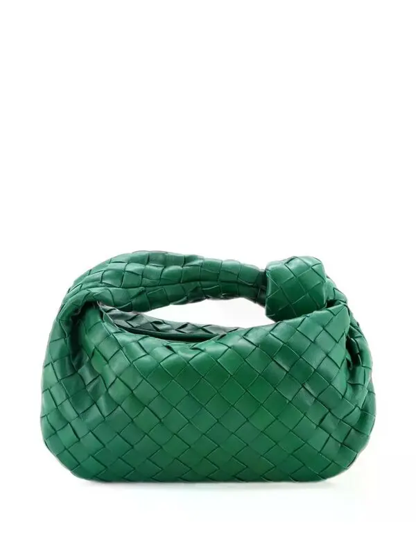 Bottega Veneta Bv Jodie Intrecciato Nappa Mini Hobo Bag - Green