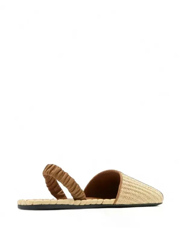 Miu Miu Woven Slingback Sandals
