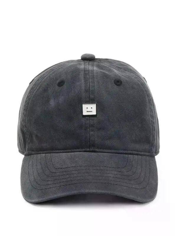 Acne Studios Face Stud Cap - Black