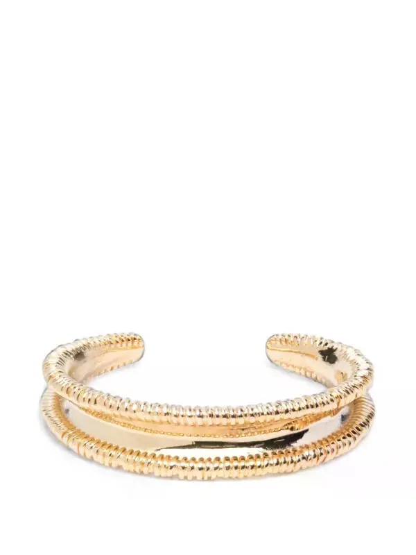 Isabel Marant Étoile Byrne Textured Layered-effect Bracelet - Gold