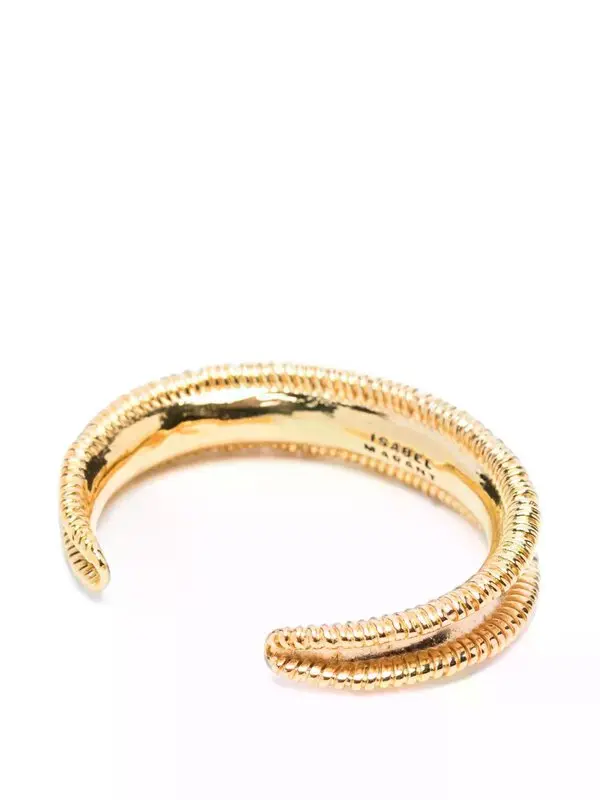 Isabel Marant Étoile Byrne Layered-effect Textured Bracelet