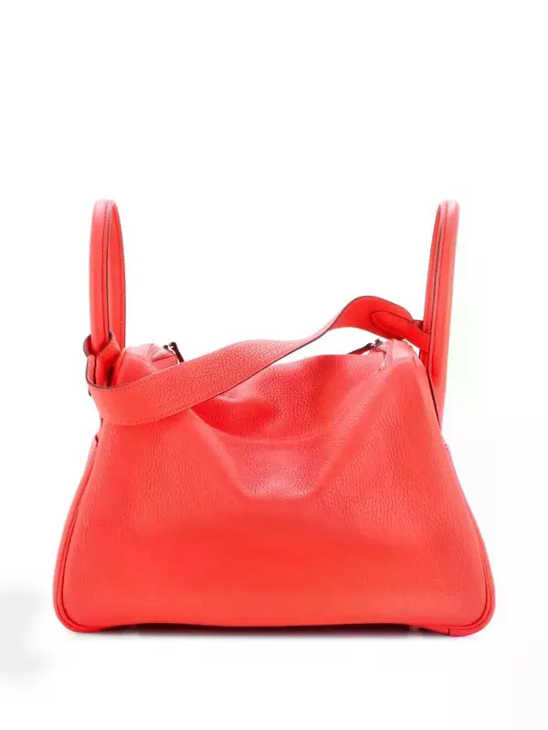 Hermès Lindy Bag Clemence 30 Shoulder Bag - Red