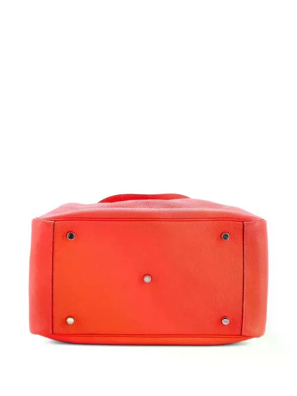 Hermès Lindy Bag Clemence 30 Shoulder Bag - Red