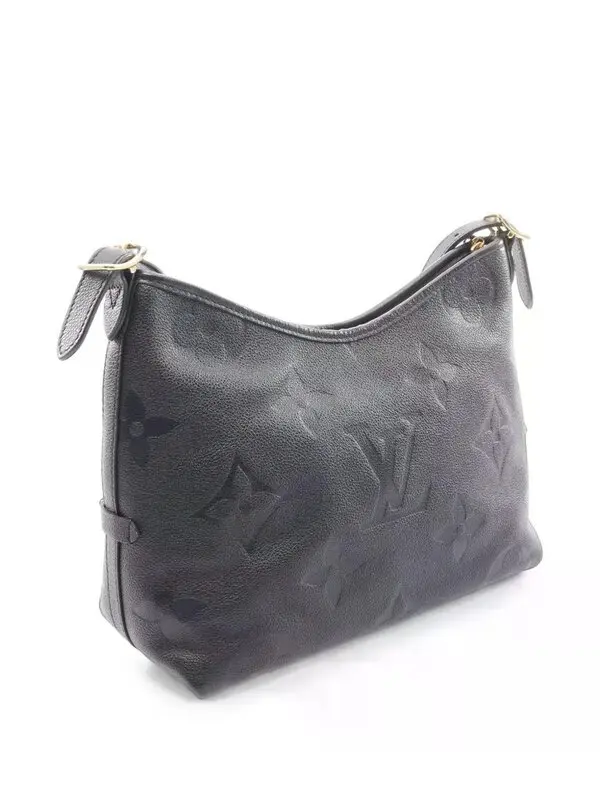 LOUIS VUITTON 2021s Pm Monogram Empreinte Carryall Shoulder Bag - Black