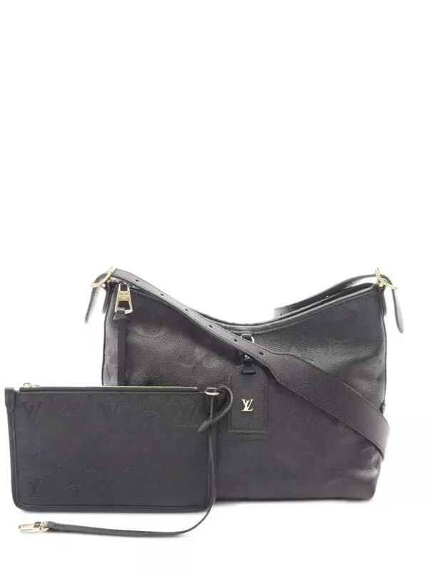 LOUIS VUITTON Monogram Empreinte Shoulder Bag - Black