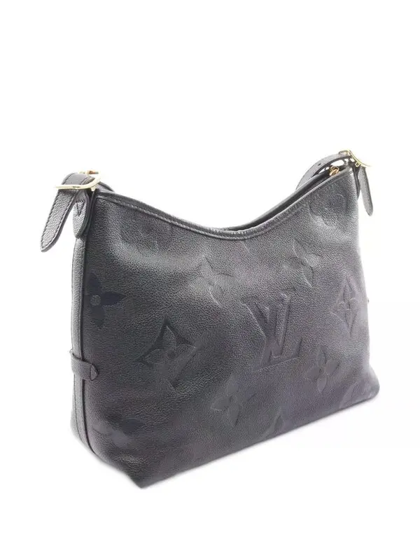 LOUIS VUITTON Monogram Empreinte Shoulder Bag - Black