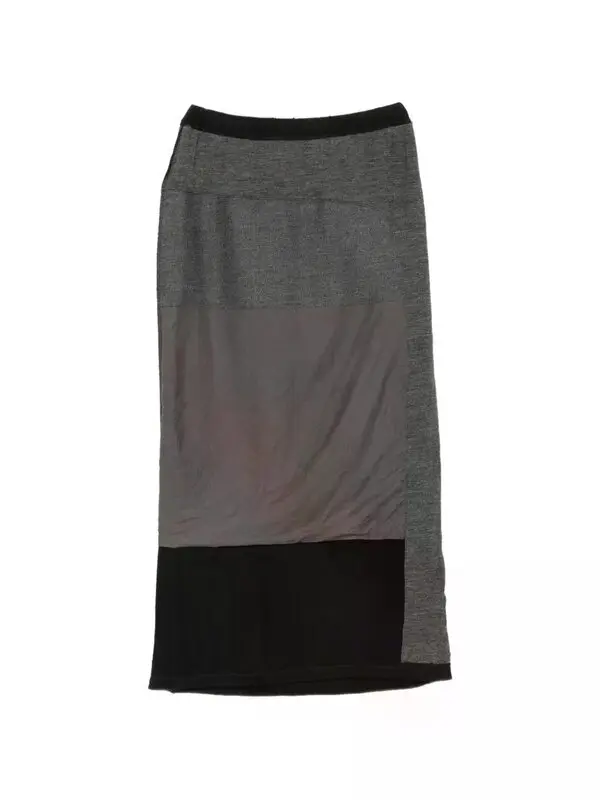 Comme Des Garçons 2000s Panelled Drawstring Skirt