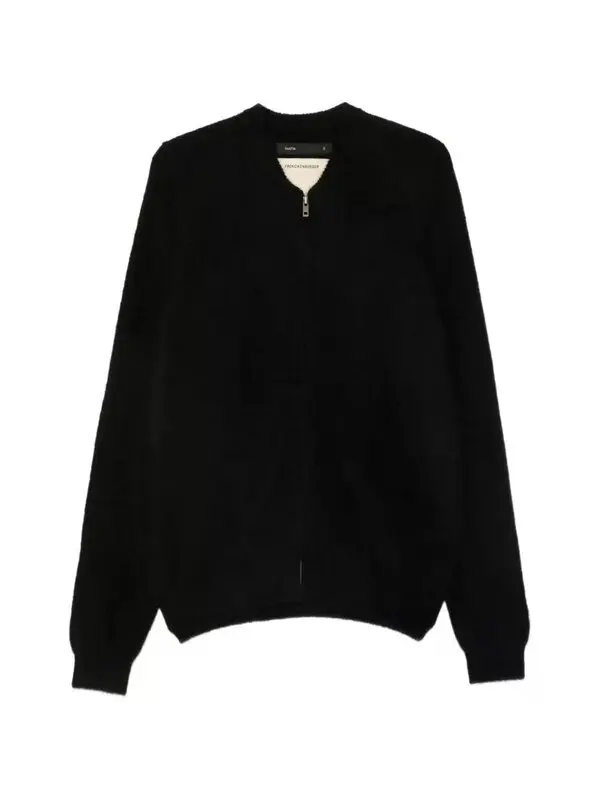 Frenckenberger Zip-up Knitted Cardigan