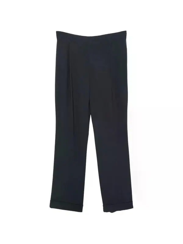ROMEO GIGLI 1990s Pleated Turn-up Trousers