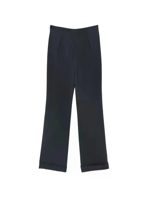 ROMEO GIGLI 1990s Pleated Turn-up Trousers