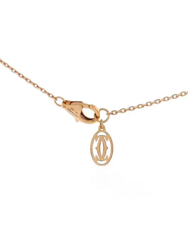 Cartier D'amour Pendant 18k Rose Gold With Diamond Xs Necklace - Pink