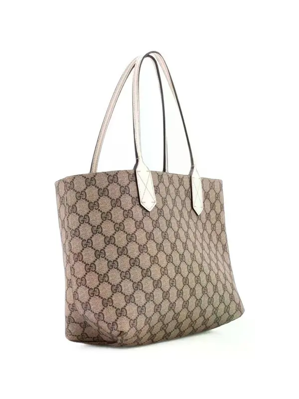 Gucci Reversible Gg Print Leather Small Tote Bag