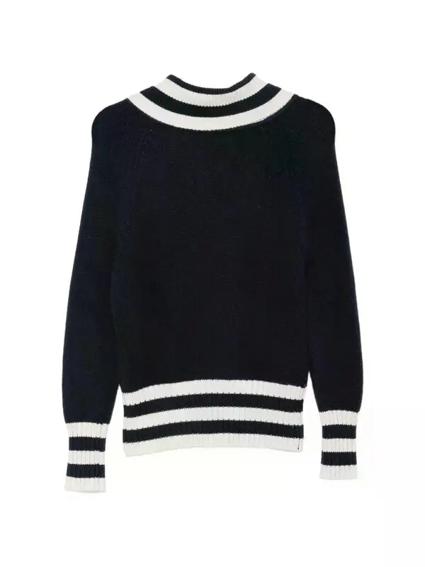 BALLANTYNE 1990s Double-breasted Cable-knit Cardigan