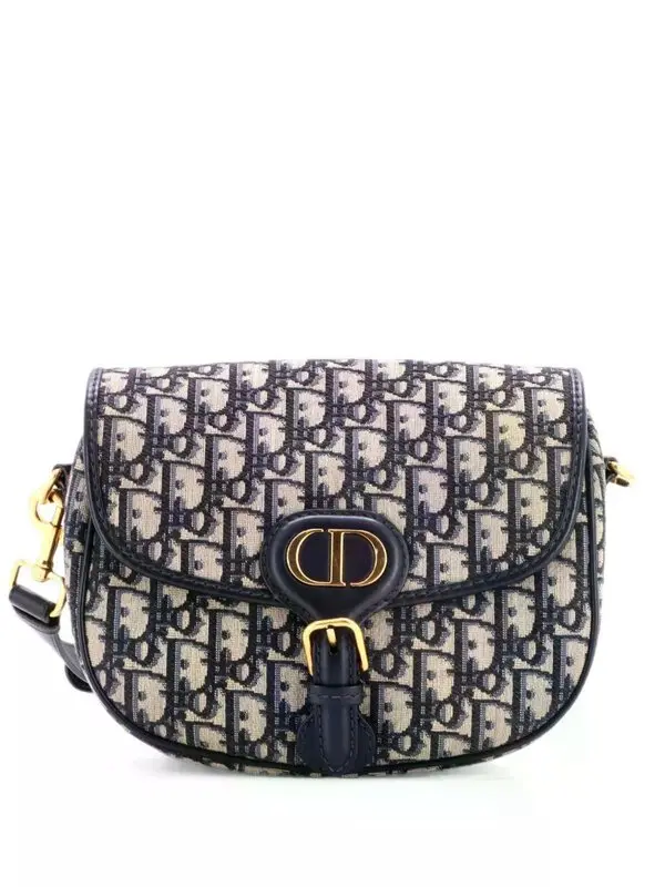 Dior Bobby Flap Bag Oblique Canvas Medium Crossbody Bag