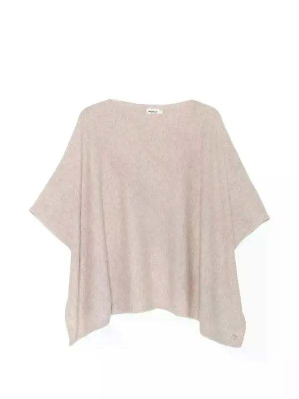 NOTSHY Pamina Cashmere Poncho - Neutrals
