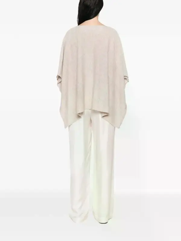 NOTSHY Pamina Cashmere Poncho - Neutrals