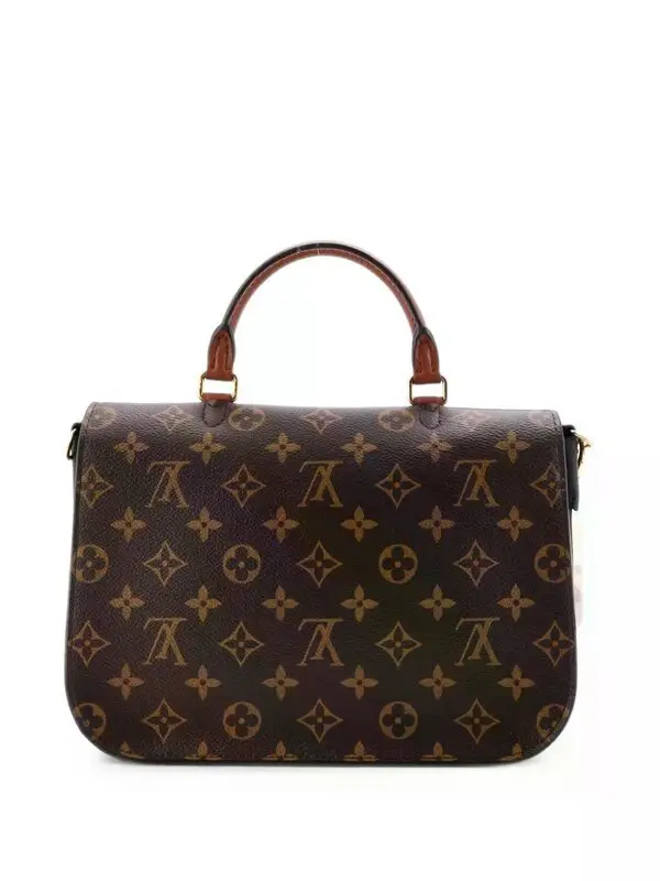 LOUIS VUITTON Monogram Canvas Leather Satchel Handbag