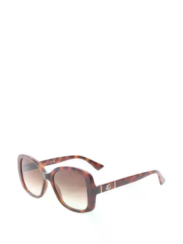 Gucci 2020s Tortoiseshell-effect Sunglasses