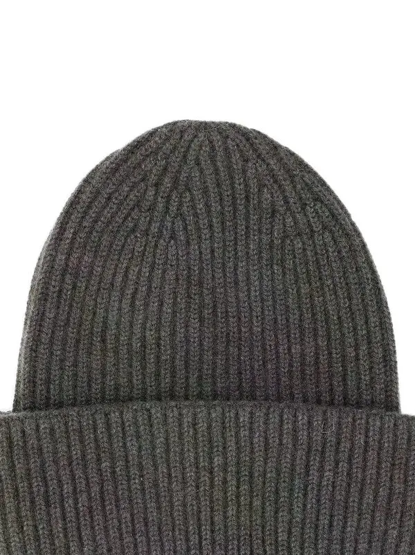 Fedeli Norge Ribbed-knit Beanie Hat - Green