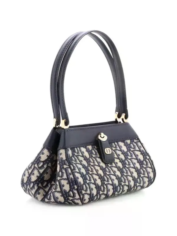 Dior Key Bag Oblique Canvas Small Shoulder Bag - Blue