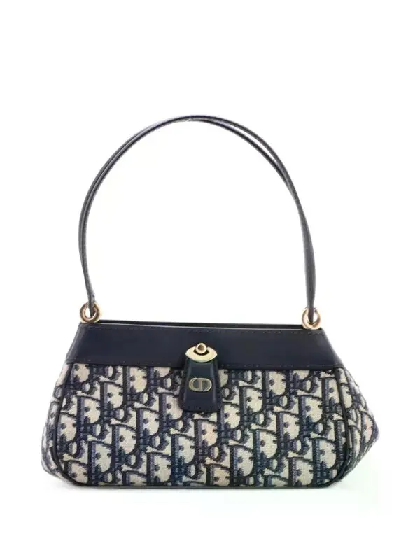 Dior Key Bag Oblique Canvas Small Shoulder Bag - Blue