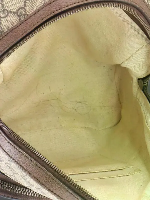 Gucci Ophidia Gg Coated Canvas And Leather Small Backpack