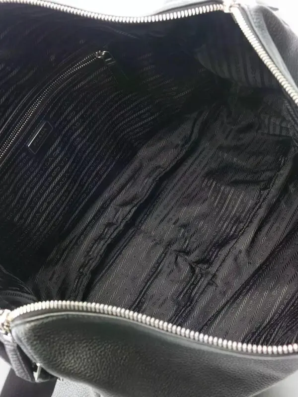 Prada 2020s Leather Messenger Bag