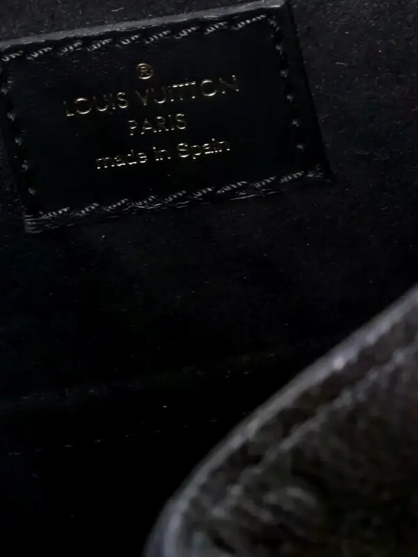 LOUIS VUITTON Montsouris Nm Monogram Empreinte Leather Pm Backpack - Black