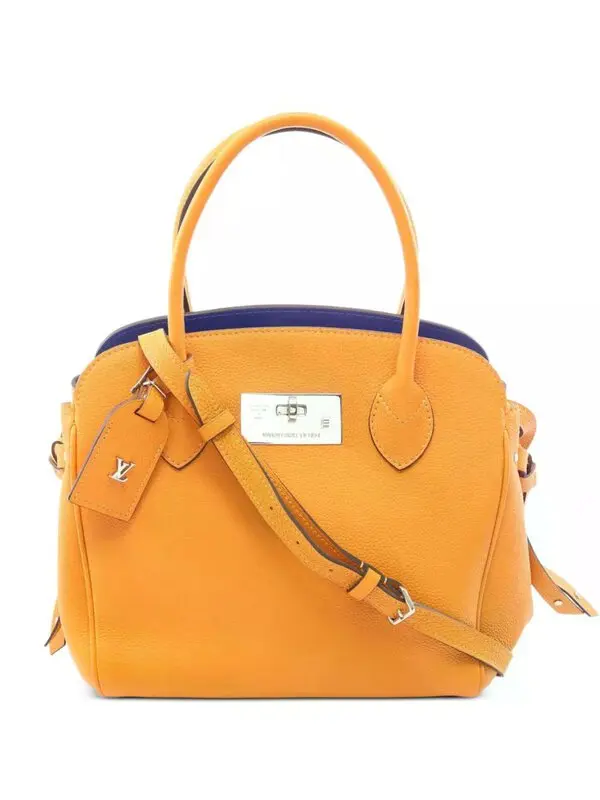 LOUIS VUITTON Leather Tote Bag - Orange