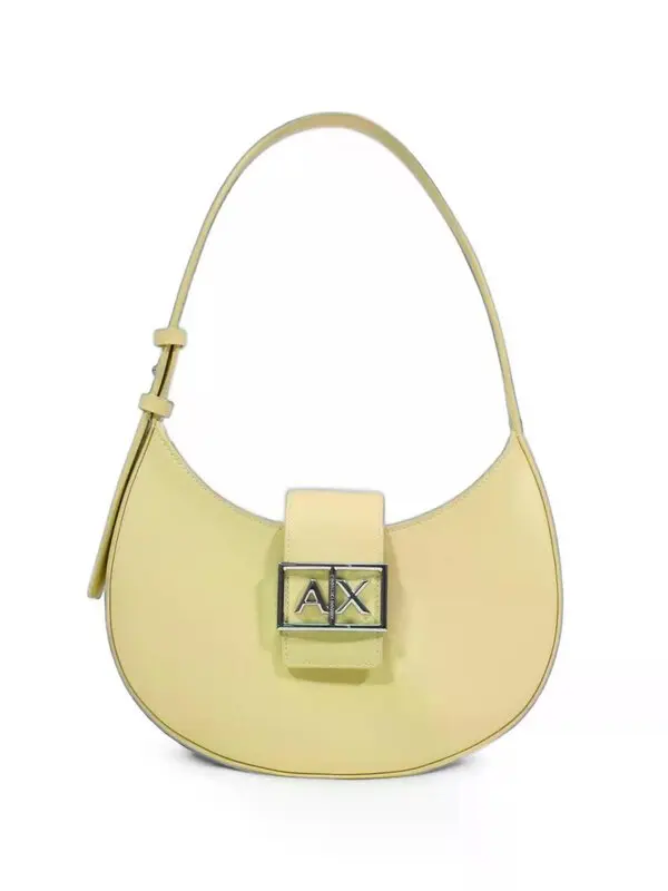 Armani Exchange Logo-plaque Shoulder Bag - Yellow