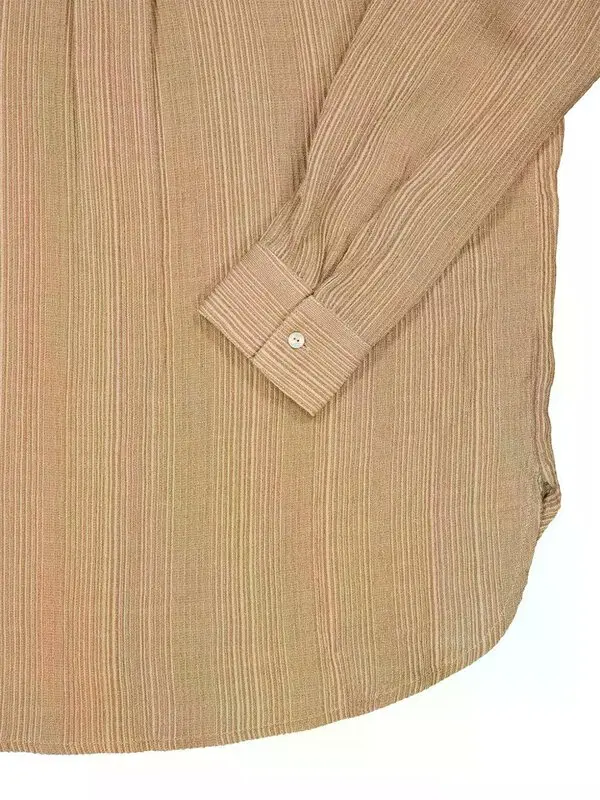 120% Lino Long-sleeve Button-up Shirt