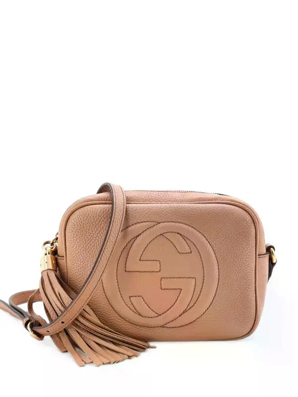 Gucci Soho Disco Leather Small Crossbody Bag - Neutrals