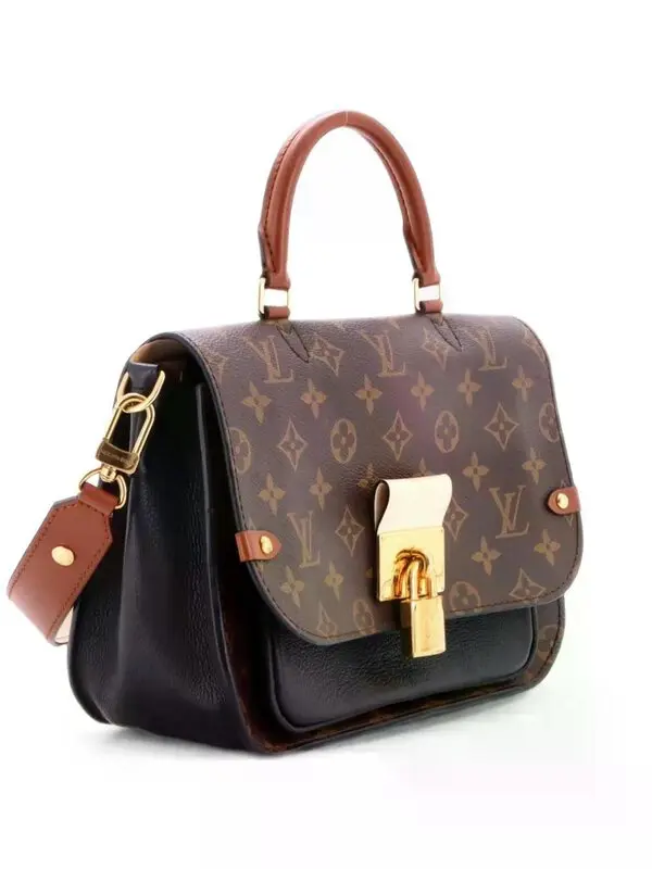 LOUIS VUITTON Vaugirard Monogram Canvas Satchel - Black