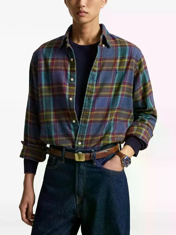 Polo Ralph Lauren Plaid Brushed-flannel Shirt