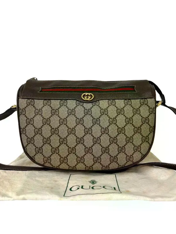Gucci 20th Century Gg Supreme Web Crossbody Bag