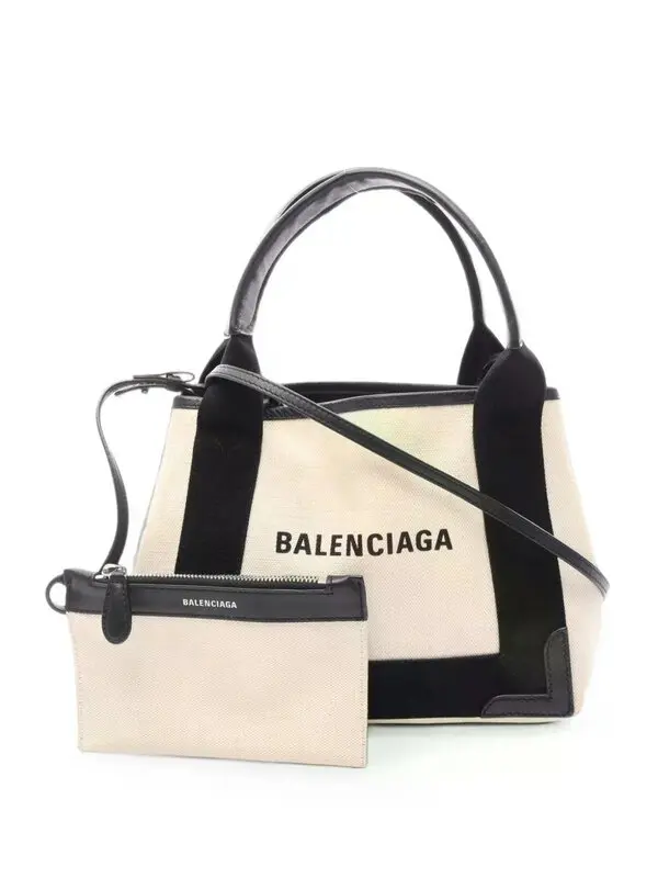 Balenciaga 2000s Xs Cabas Tote Bag - Neutrals