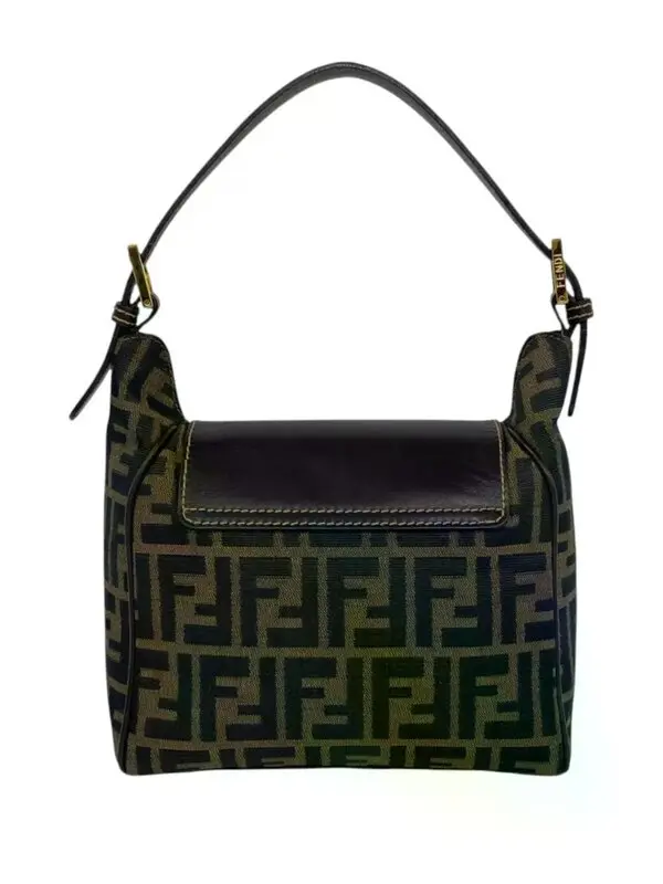 Fendi 2000-2010 Zucca Canvas Shoulder Bag