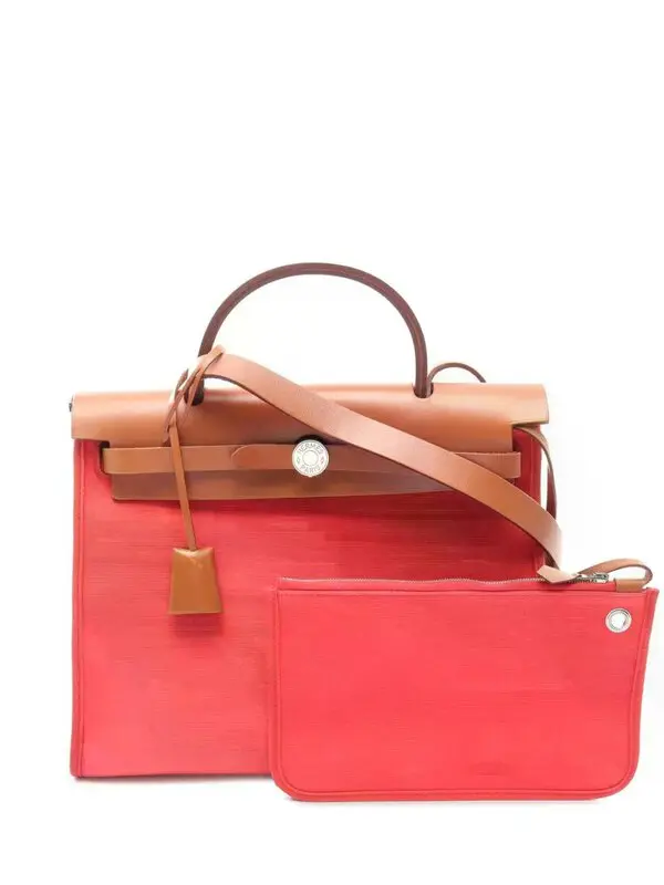 Hermès Herbag Zip Pm Handbag - Red