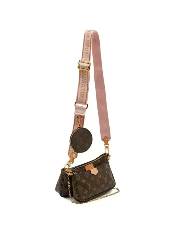 LOUIS VUITTON 2020 Multi Pochette Accessoires Monogram Canvas Shoulder Bag - Brown
