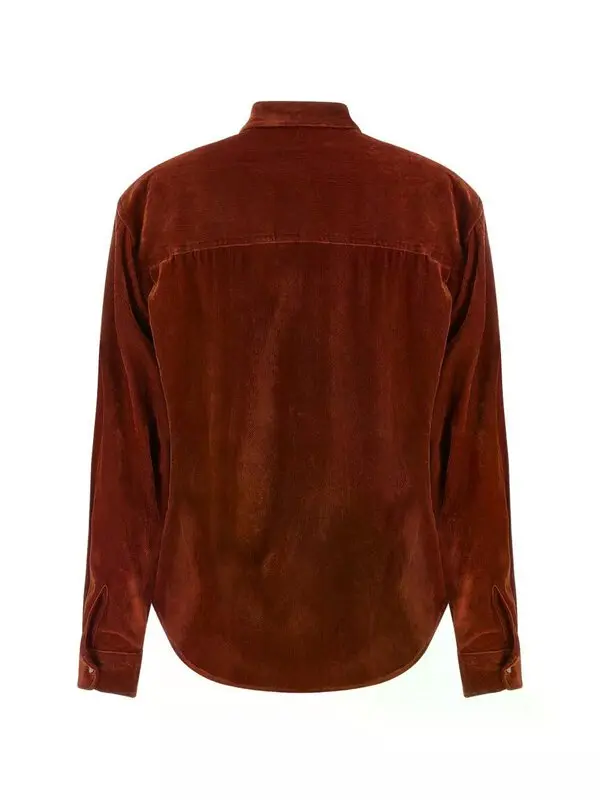 NUDE Snap-button Fastening Shirt