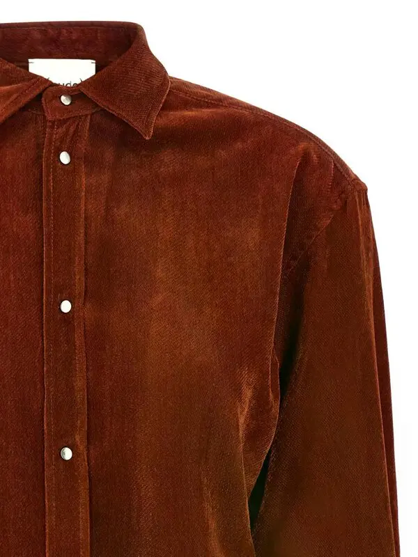 NUDE Snap-button Fastening Shirt