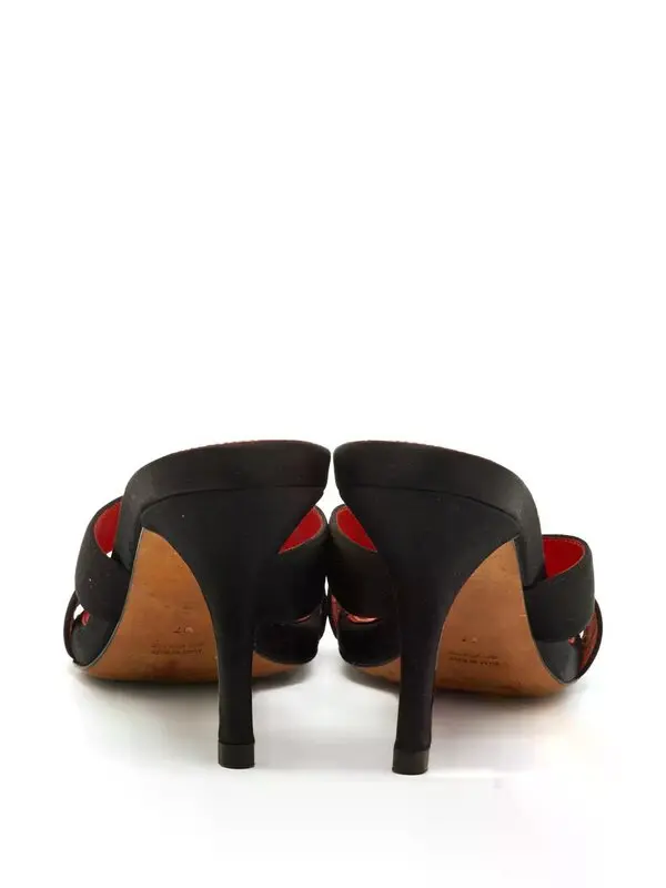 Saint Laurent Criss-cross Satin Sandals