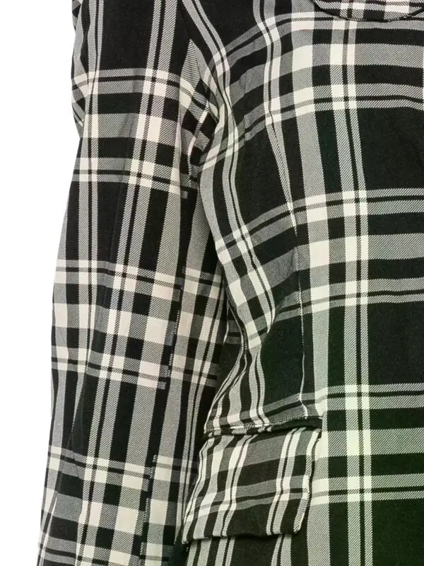 Comme Des Garçons Check Single-breasted Blazer - Black