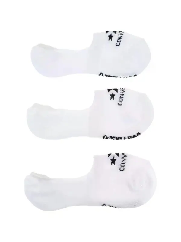 CONVERSE Ultra-low Logo-print Socks - White