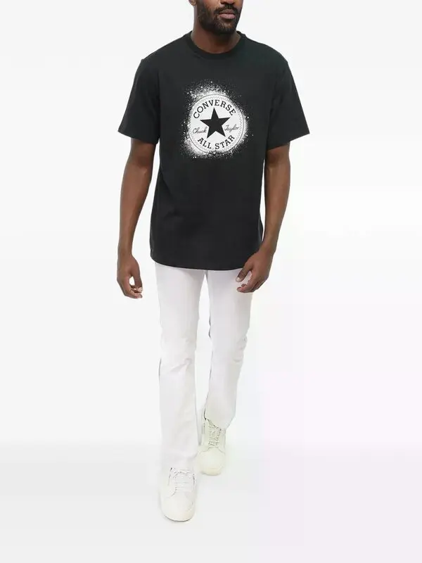 CONVERSE Chuck Taylor Distort Spray Paint Logo-print T-shirt