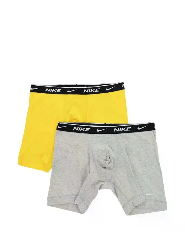 Nike Stretch-cotton Boxer Briefs - Grey