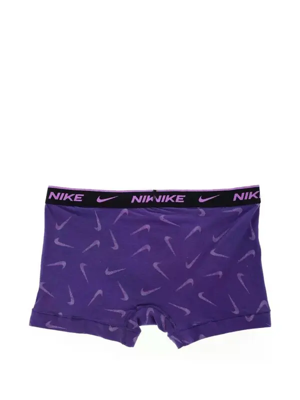 Nike Logo-waistband Stretch-cotton Trunks